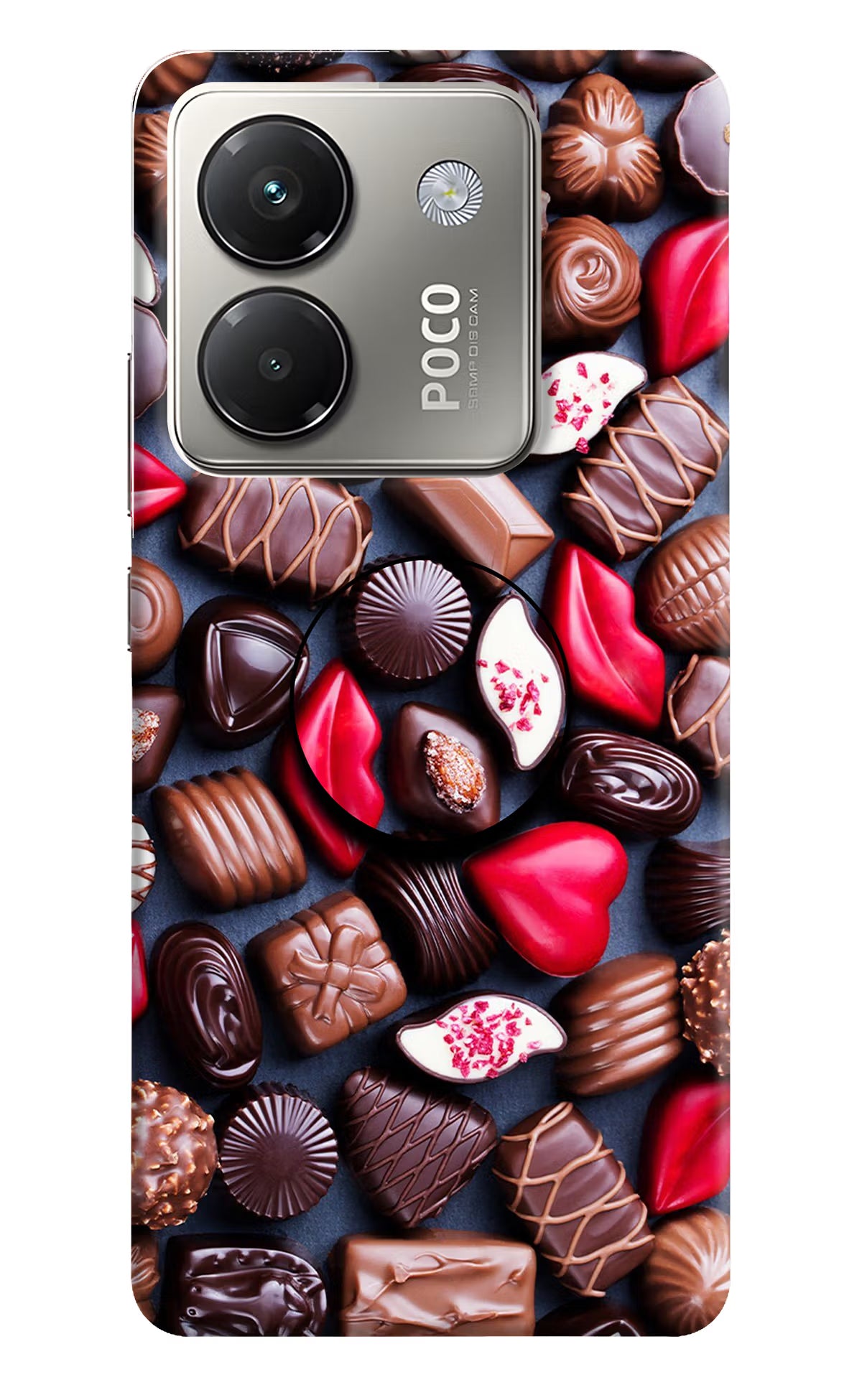 Buy Chocolates Poco M7 Pro 5G Pop Case at just Rs.169 – Casekaro