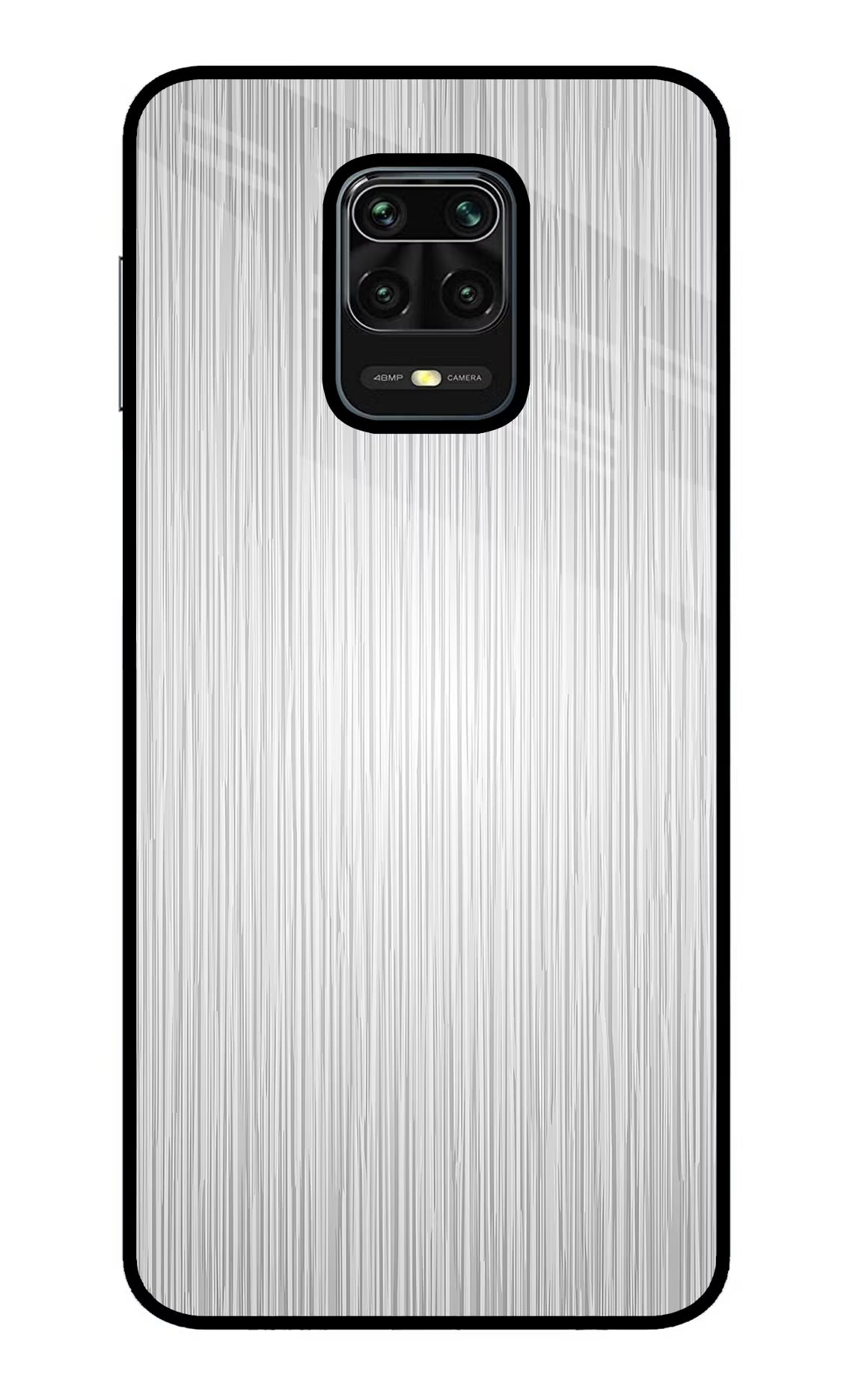 Buy Now Wooden Grey Texture Glass Case for Redmi Note 9 Pro/Pro Max ...