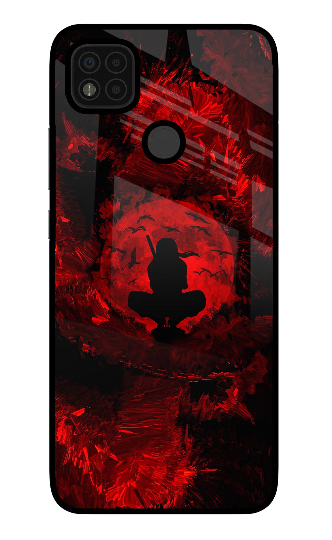 Buy Now Itachi Uchiha Glass Case for Poco C31 Online | Casekaro