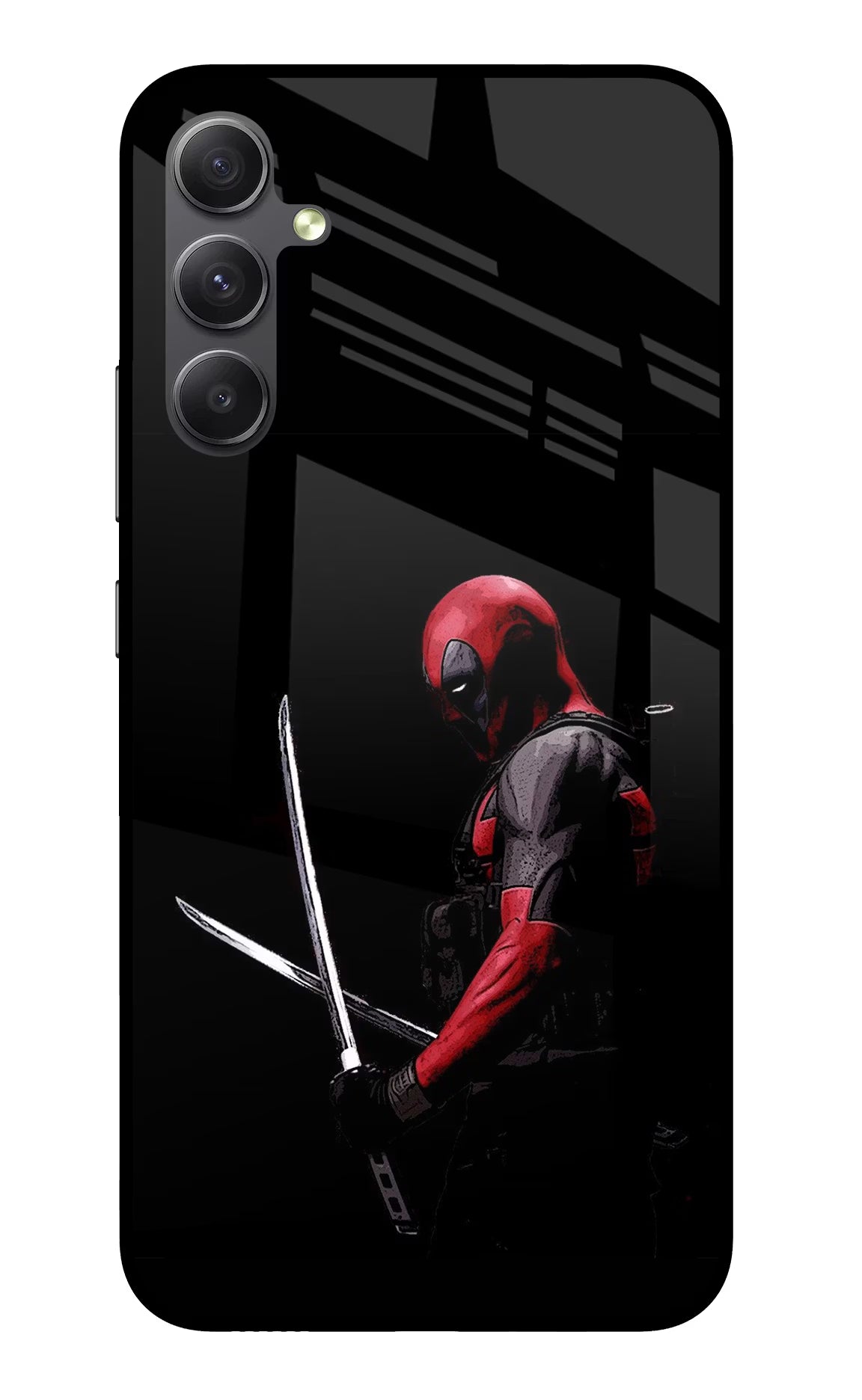 Buy Now Deadpool Glass Case for Samsung A34 5G Online | Casekaro