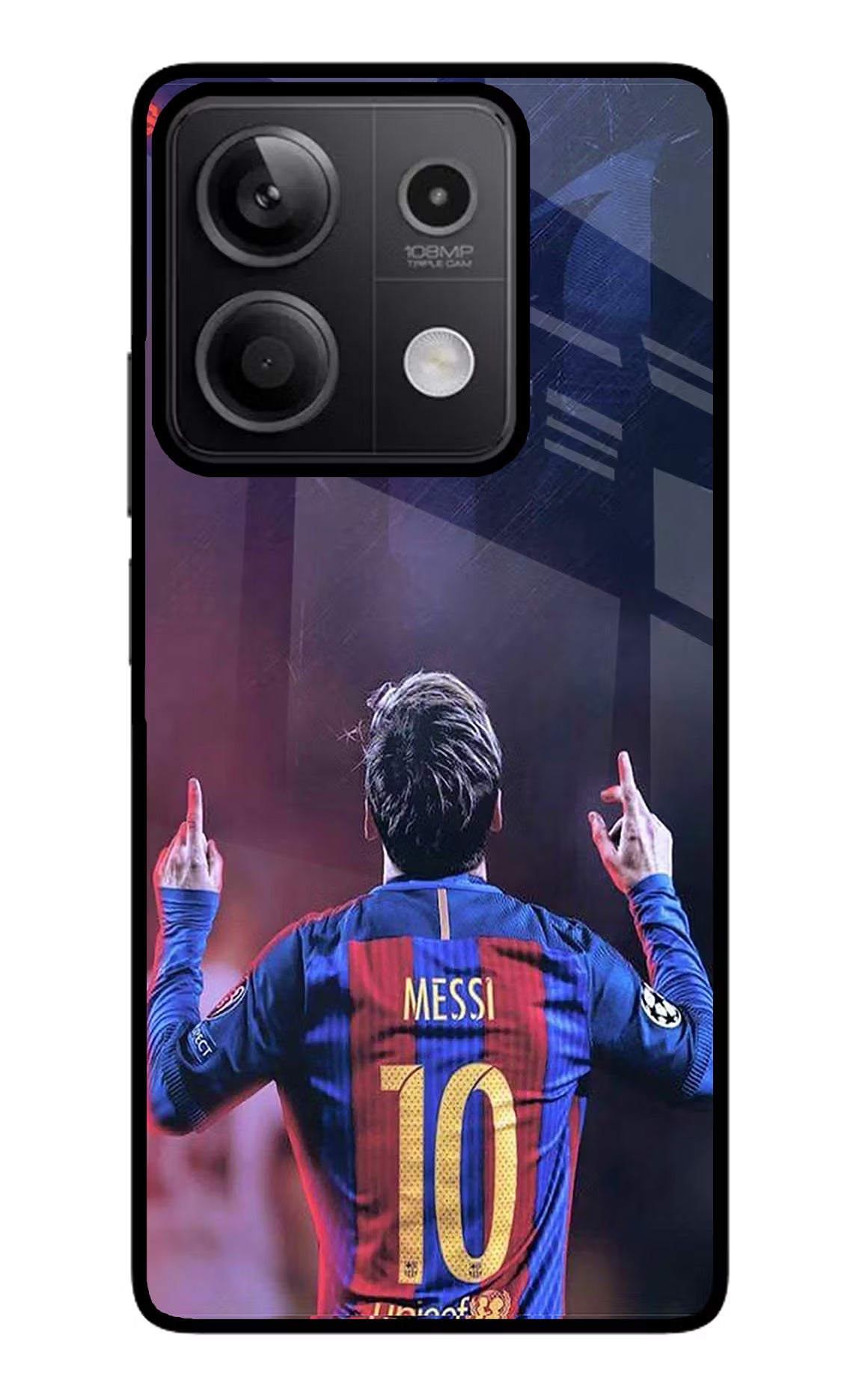 Buy Now Messi Glass Case for Redmi Note 13 5G Online | Casekaro