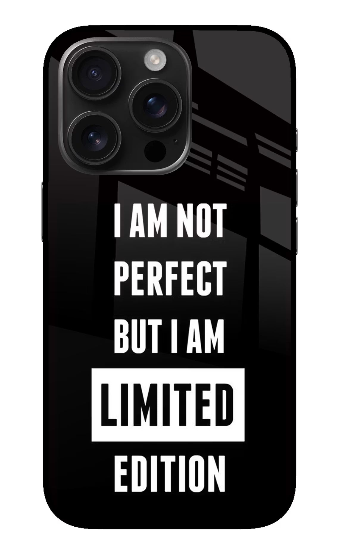 Buy Now I Am Not Perfect But I Am Limited Edition Glass Case for iPhone ...