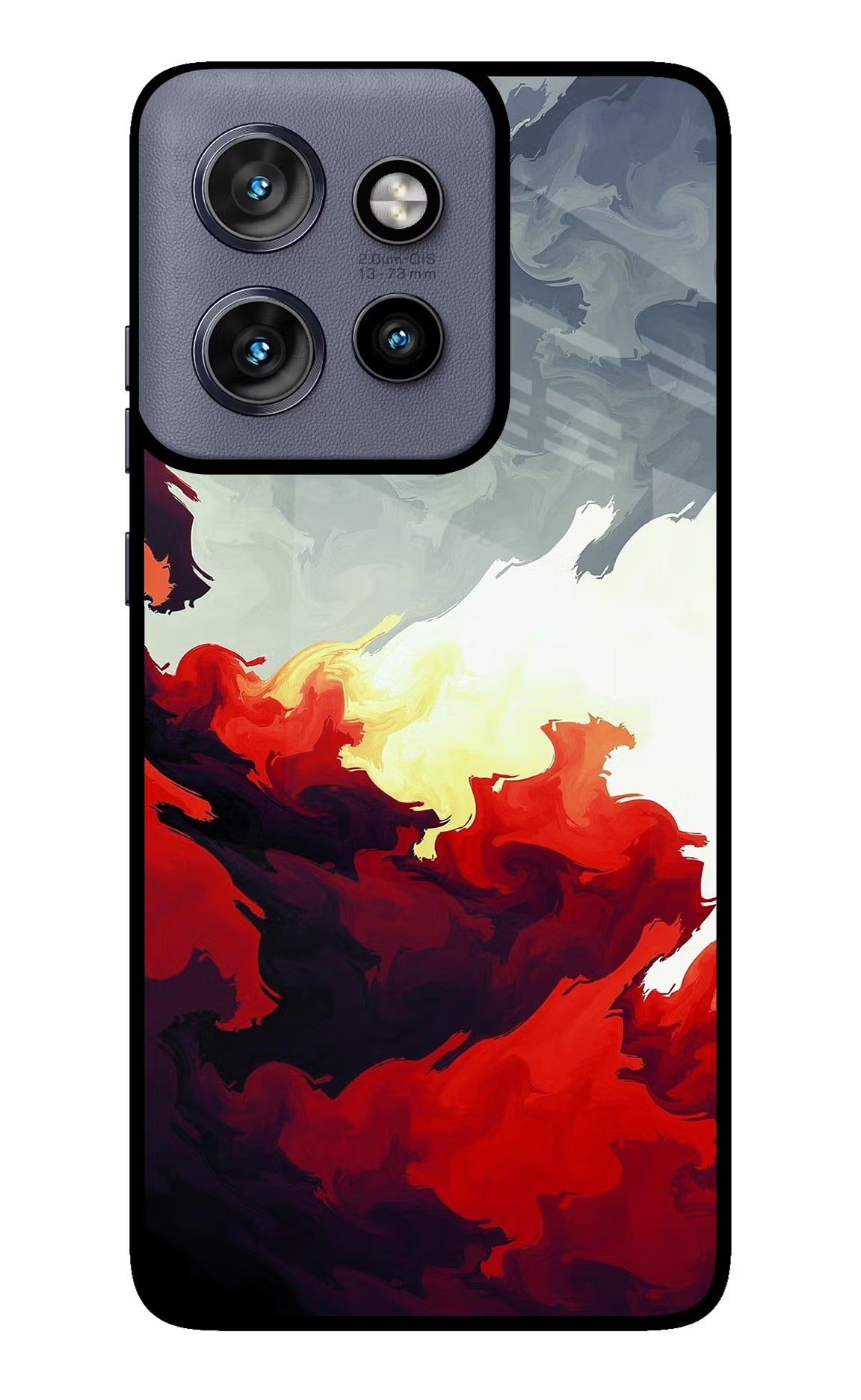 Buy Now Fire Cloud Glass Case for Moto Edge 50 Neo Online | Casekaro