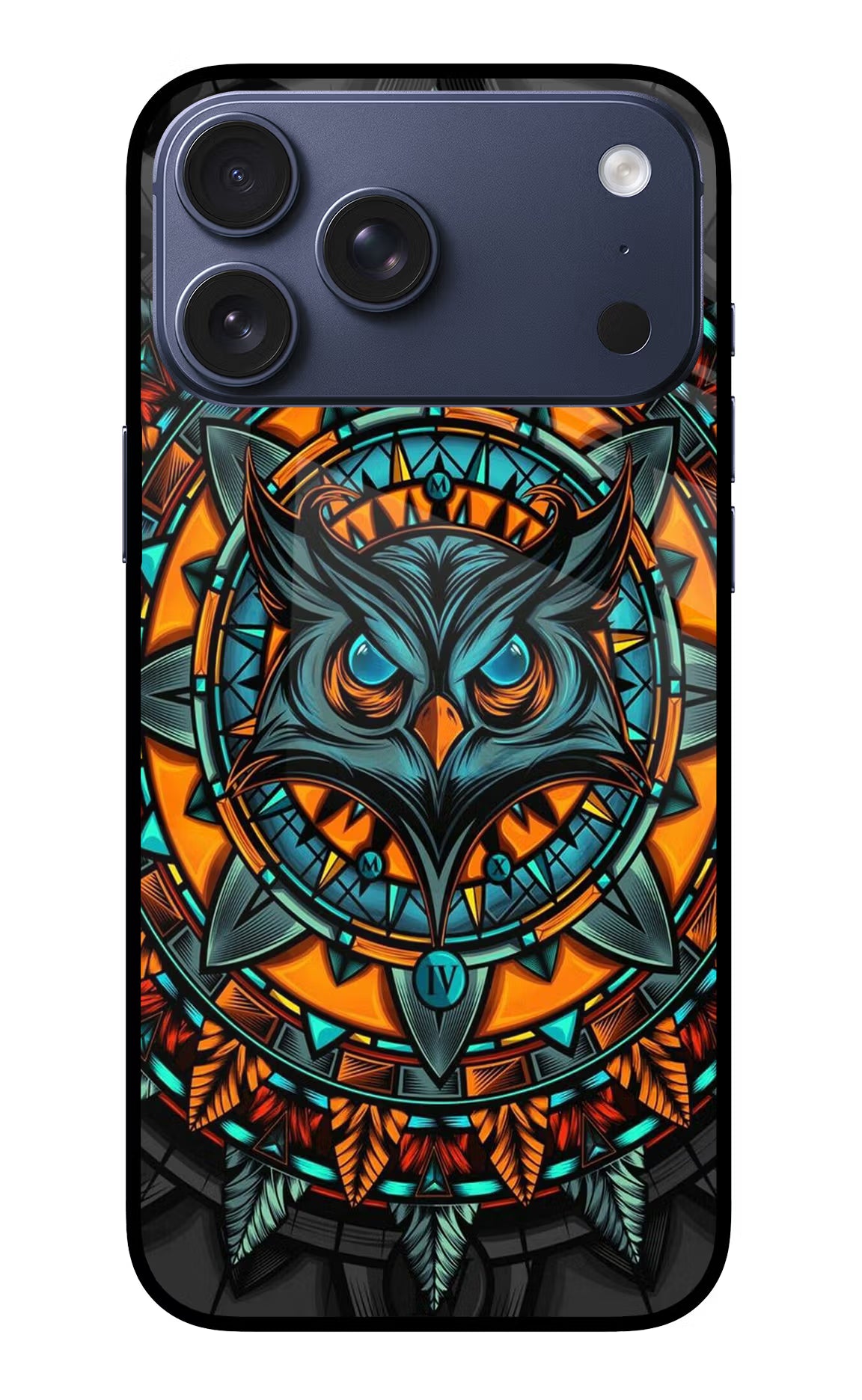 Buy Now Angry Owl Art Glass Case for iPhone 17 Pro Max Online | Casekaro