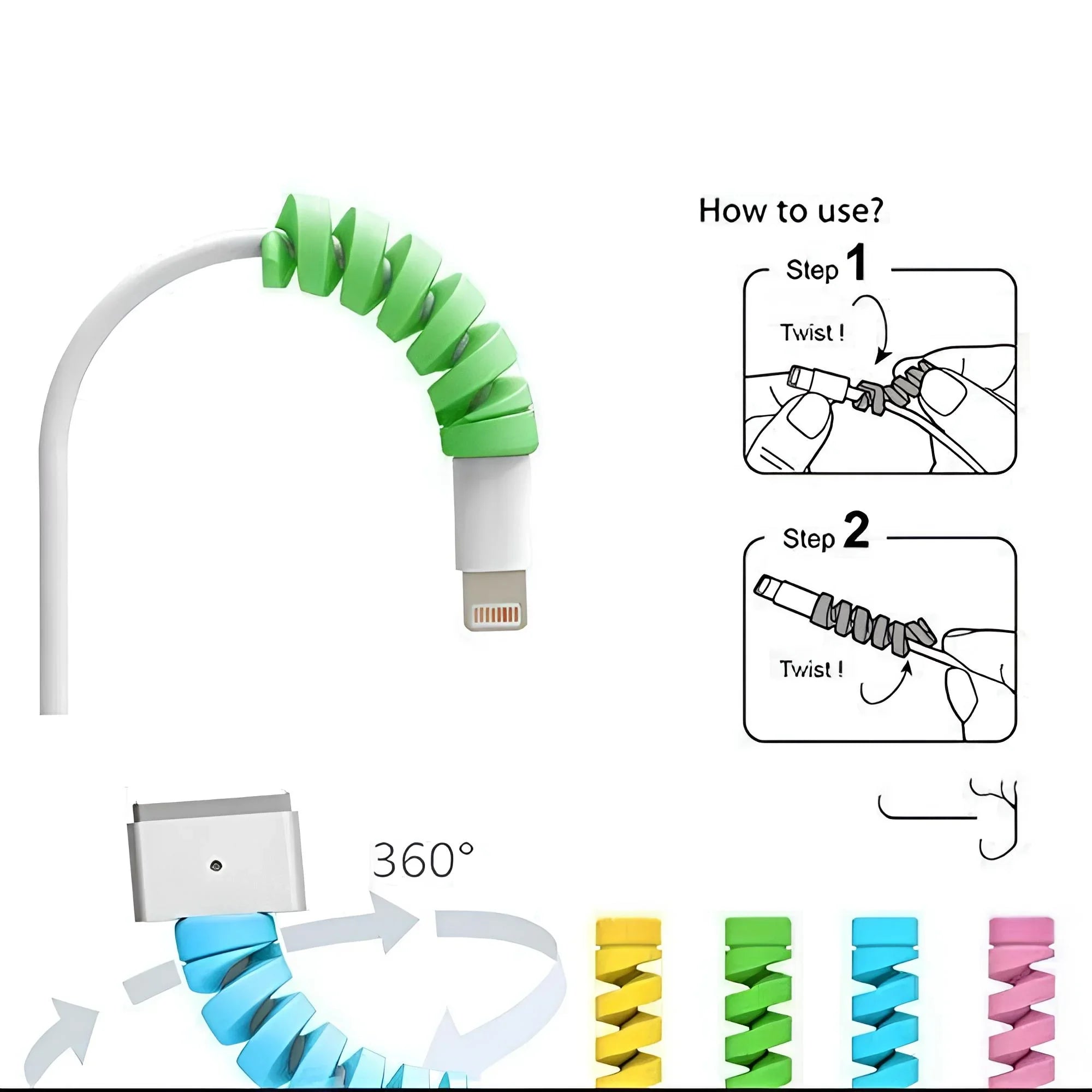 Spiral Cable Protector – Casekaro